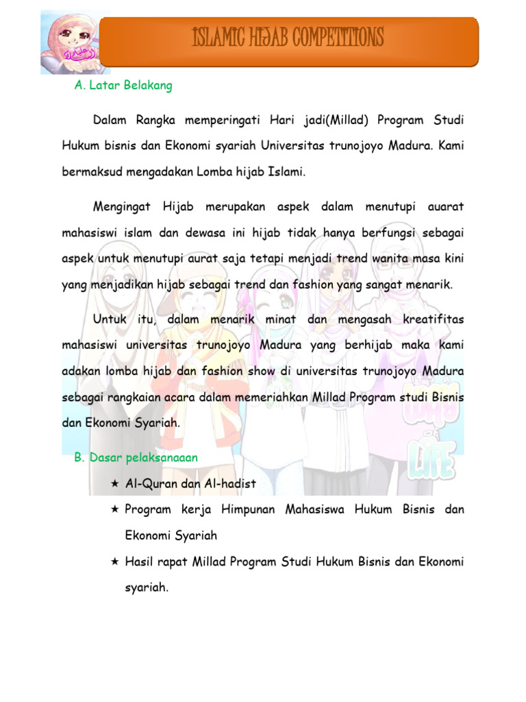 Proposal Hijab 2 | PDF