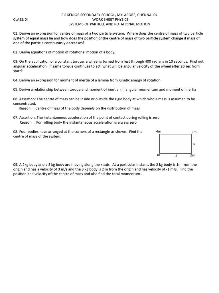 Worksheet 7 | PDF