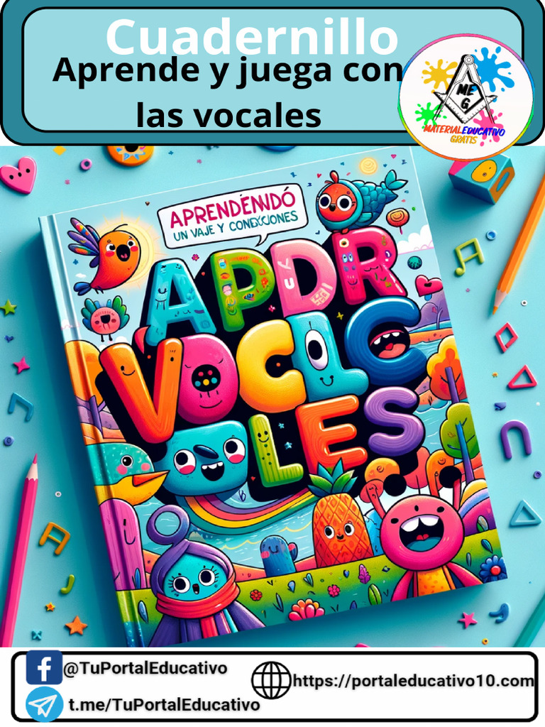 Aprendiendo Vocales Un Viaje de Colores y Conexiones Portaleducativo10 ...