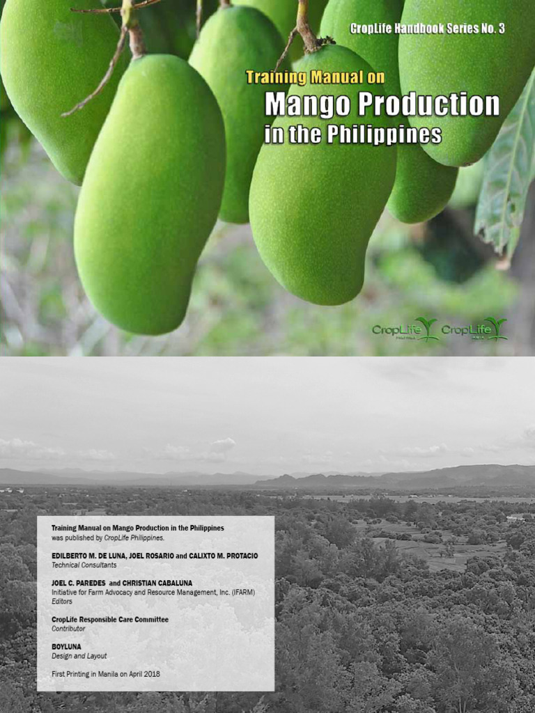 Mango Production Training Manual | PDF | Pruning | Pesticide