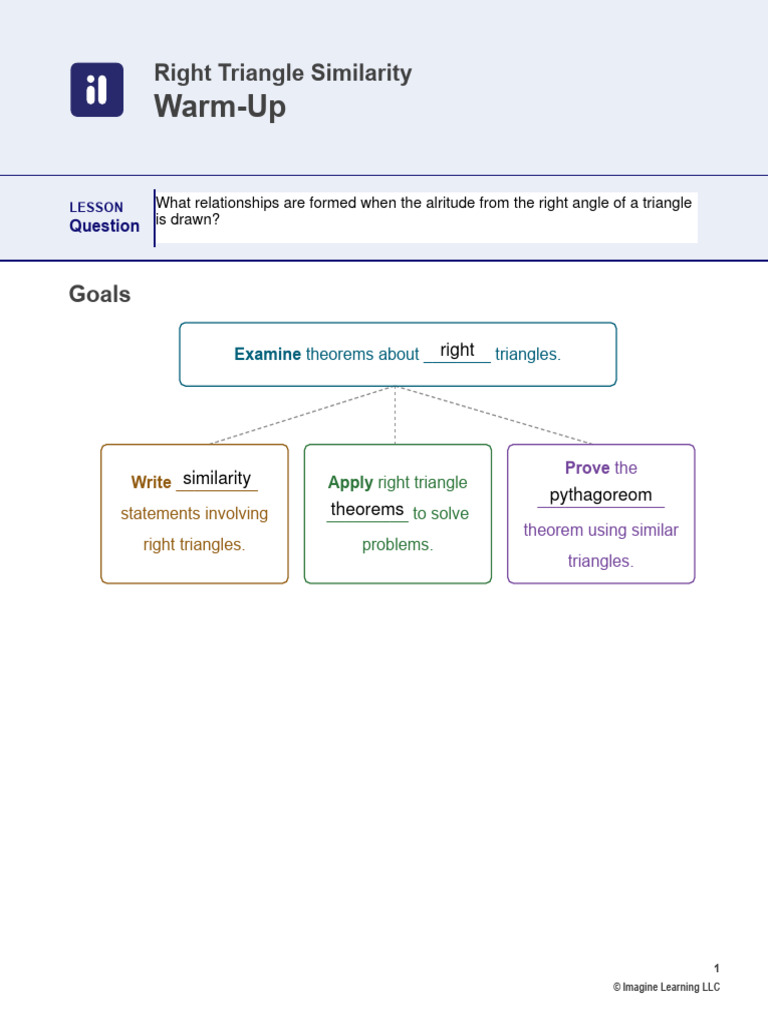 8101 06 06 RightTriangleSimilarity GN SE | PDF | Triangle | Mathematics