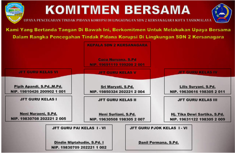 Banner Komitmen Anti Korupsi | PDF