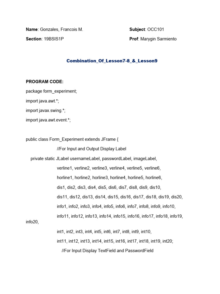 Gonzales Francois Combination of Lesson7-8 & Lesson9 | PDF | Arial | Typefaces