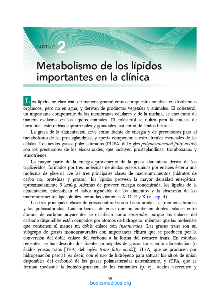 Lípidos Katz 3a Ed-59-75 | PDF | Lipoproteína | Digestión