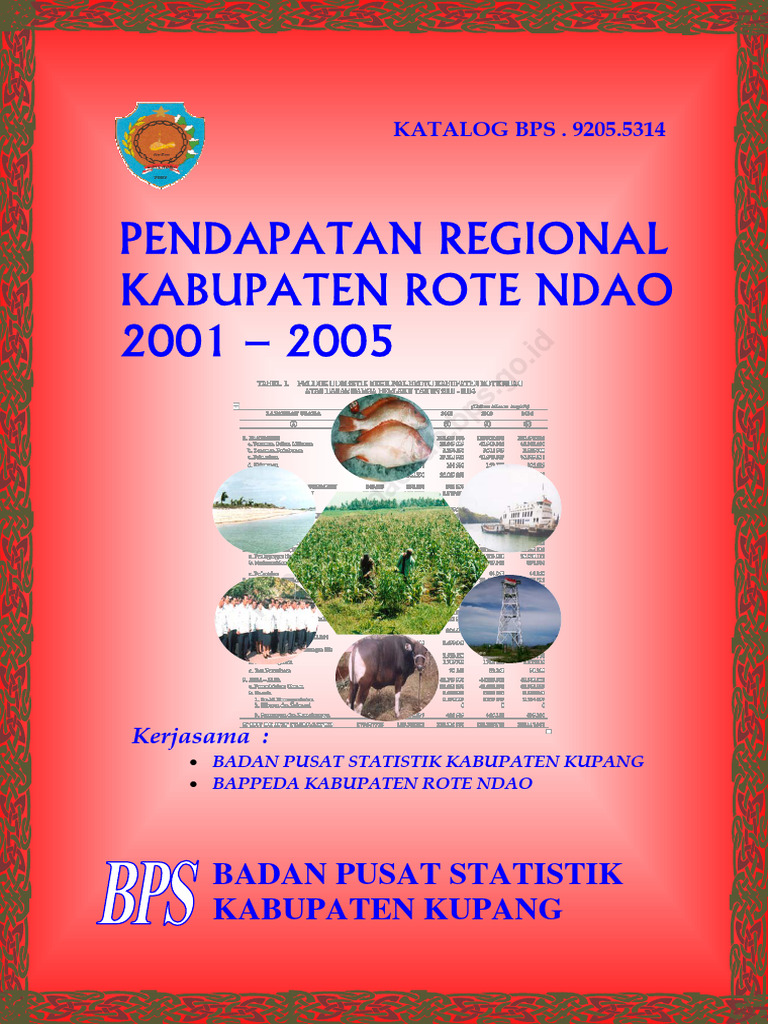 Pendapatan Regional Kabupaten Rote Ndao 2001-2005 | PDF