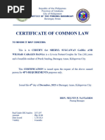Sample Certificate-to-File-Action-Barangay-Lupon | PDF | Social Science ...
