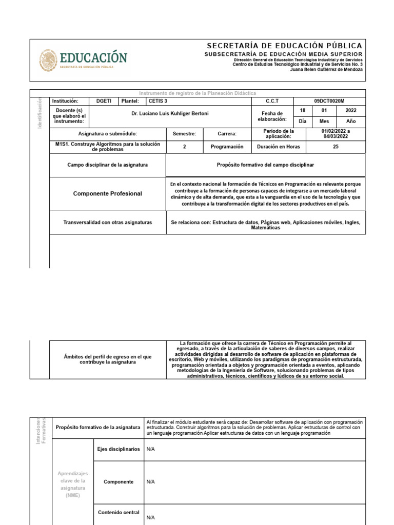 Construye Algoritmos Para La Solucion de Problemas | PDF | Ingeniería ...