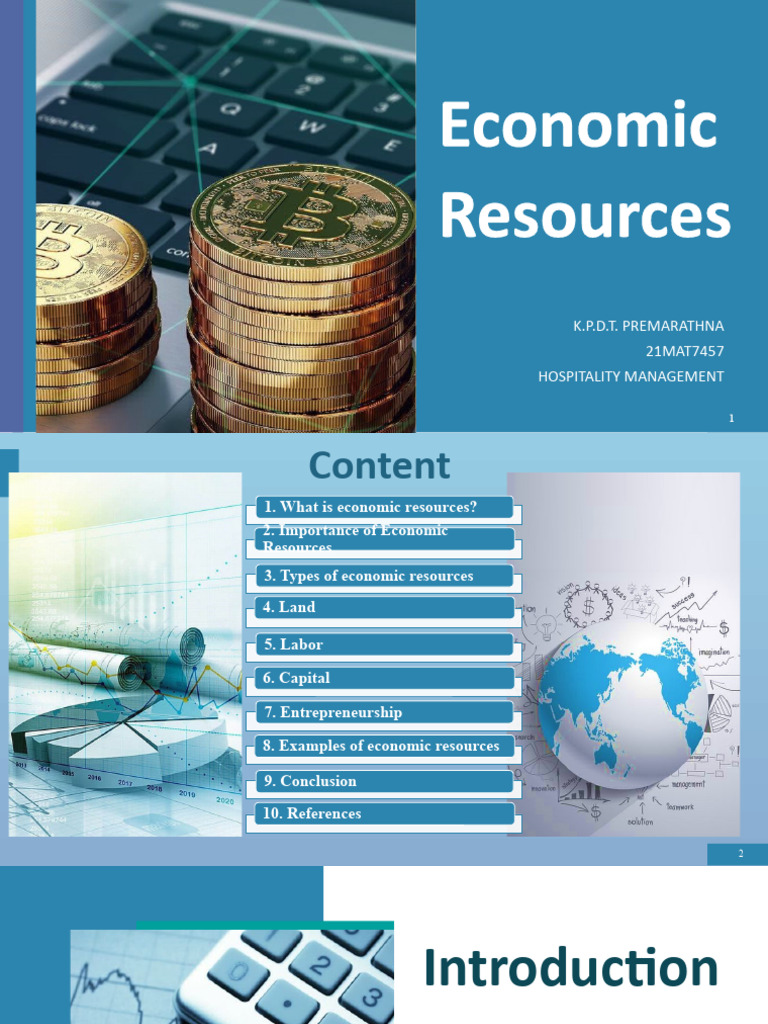 Economic Resources | PDF | Resource | Labour Economics