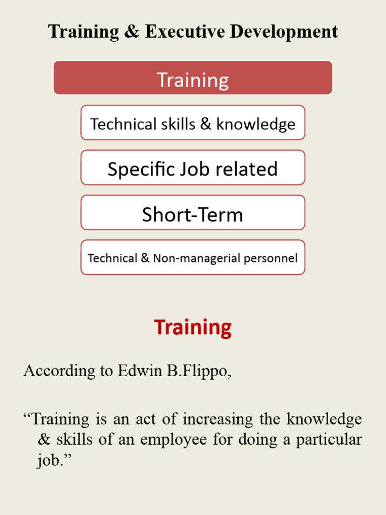 Training & Executive Development | PDF | Vocational Education | Learning