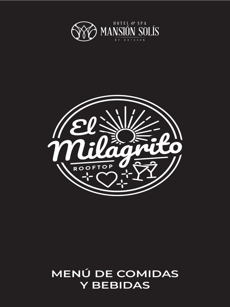 Menú del Restaurante El Milagrito | PDF | Taco | Pizza