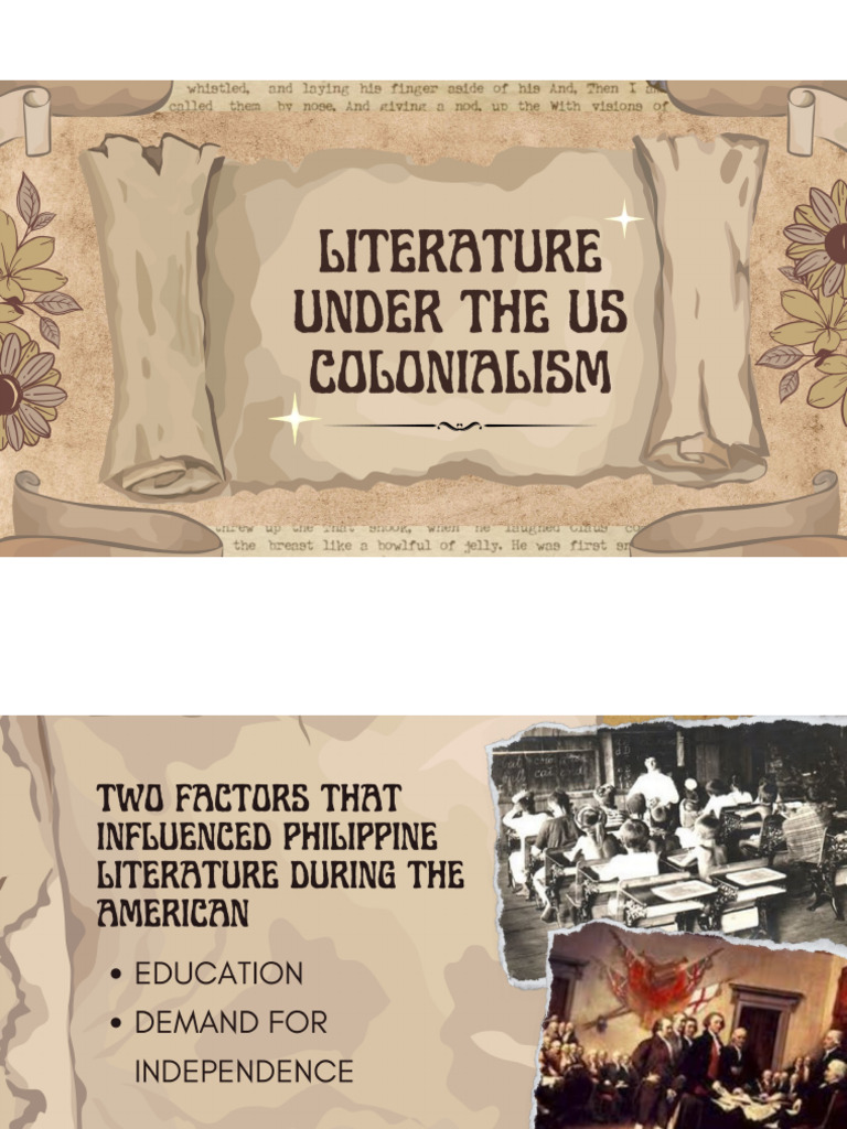 Literature Under US Colonialism | PDF