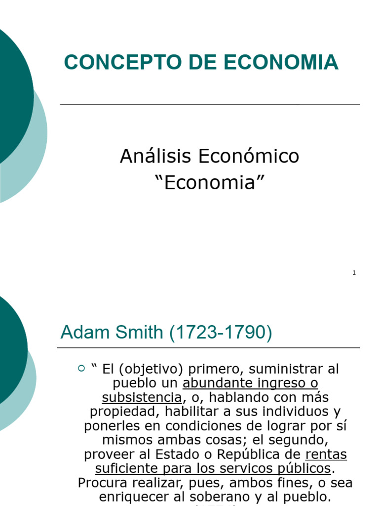 Concepto de Economia | Descargar gratis PDF | Ciencias económicas ...
