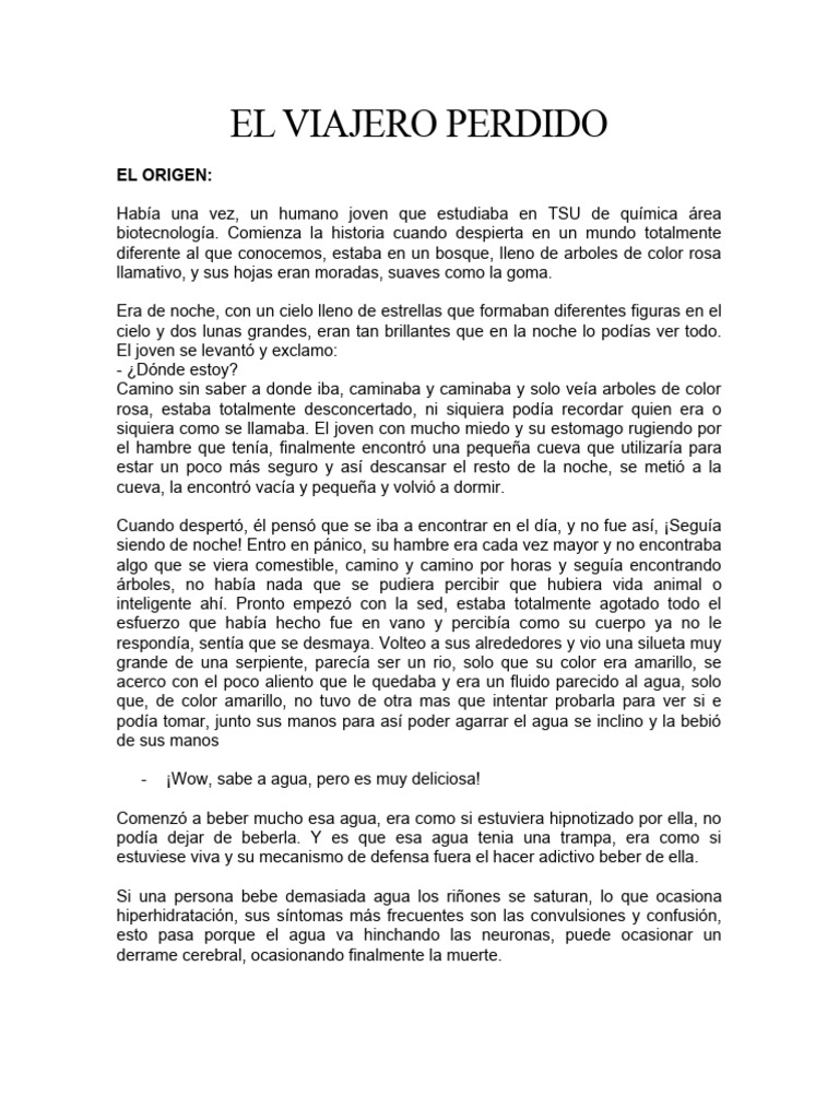 EL VIAJERO PERDIDO | PDF | Humano