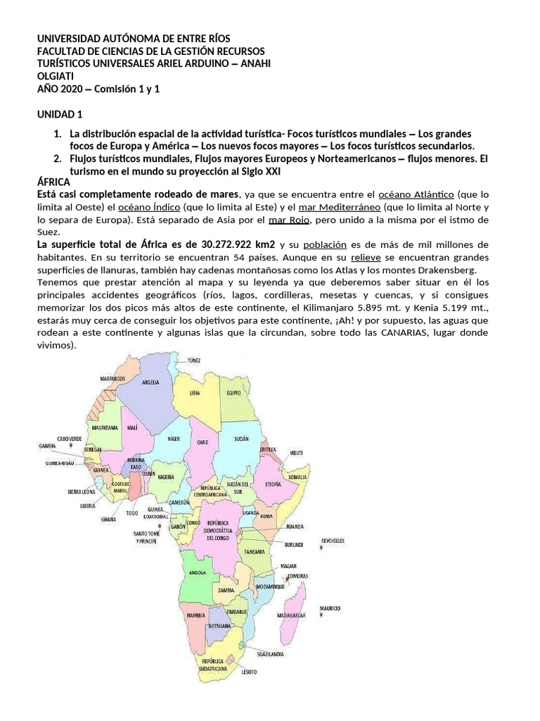 Unidad 1 REC - Uni Convertido 1 | PDF | Continente | Antártida