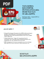 Tugas dan Wewenang KPPS Pemilu 2024 | PDF