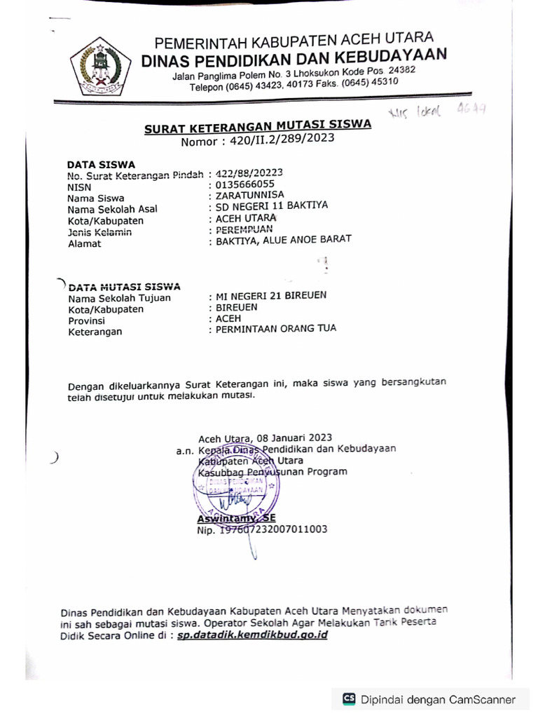 Surat Masuk Pdf