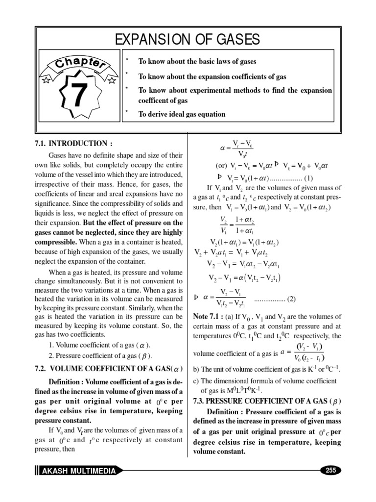 Expansion of Gases (255-278) | PDF | Thermal Expansion | Gases