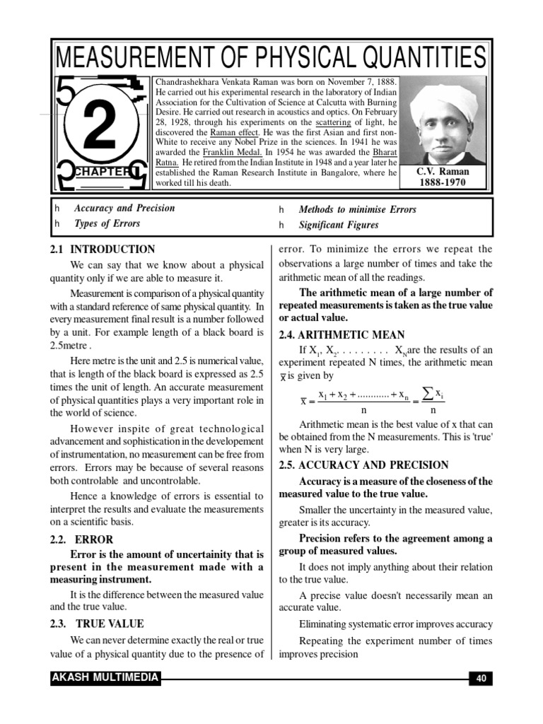 Errors & Measurements (Interated) VPR Garu (40-54) | PDF | Observational Error | Accuracy And ...