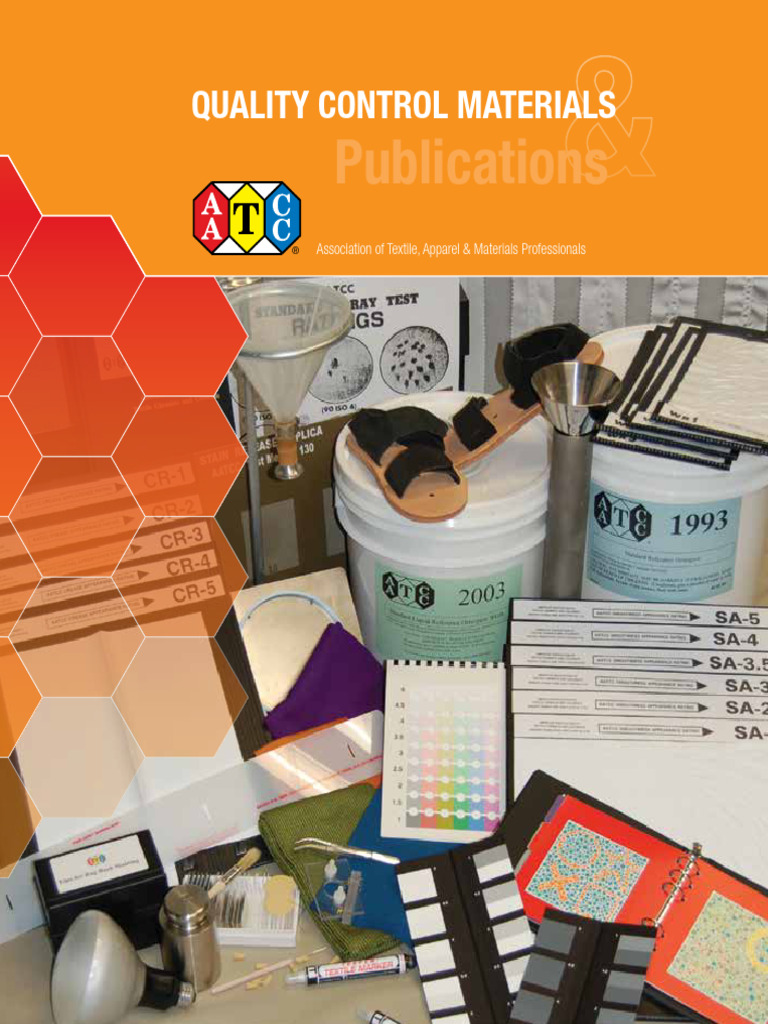 QC Catalog AATCC English | PDF | Textiles | Color