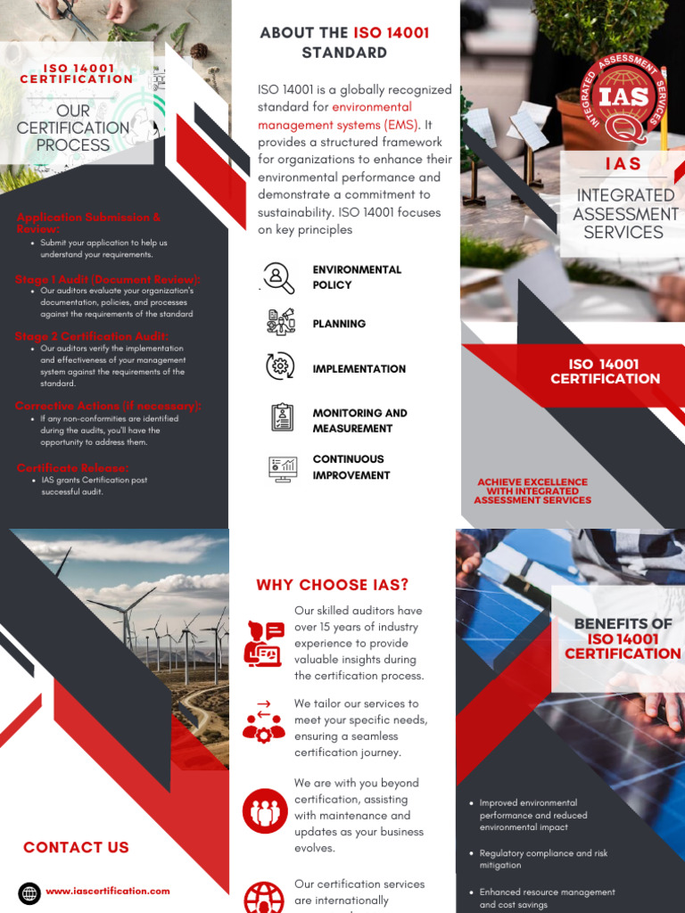 IAS ISO 14001 Brochure | PDF | Audit | Business