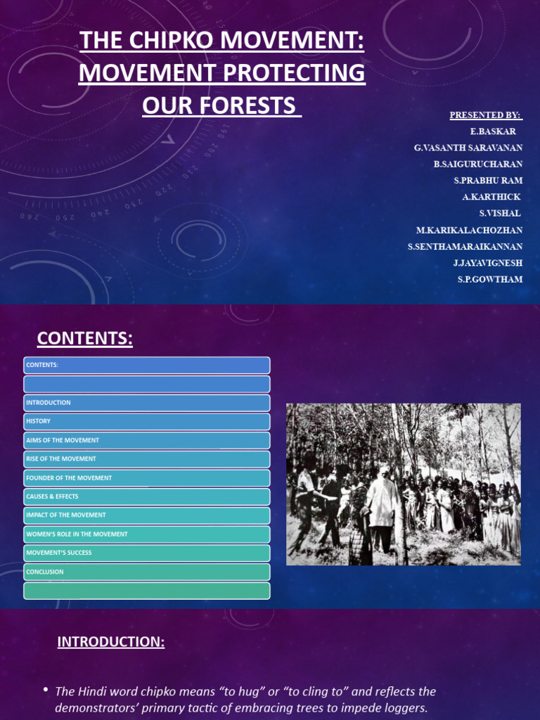 Chipko Movement | PDF | Natural Environment | Natural Resource Management