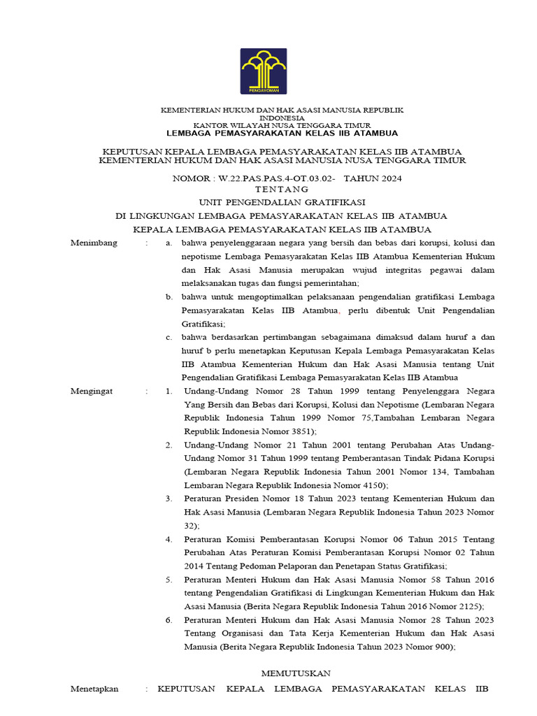 Template - SK Upg 2024 | PDF