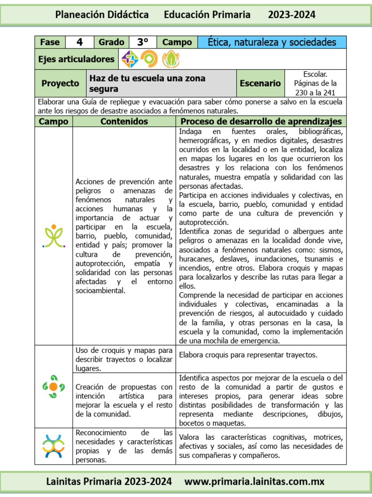 3er Grado Febrero - 04 Haz de tu escuela una zona segura (2023-2024 ...