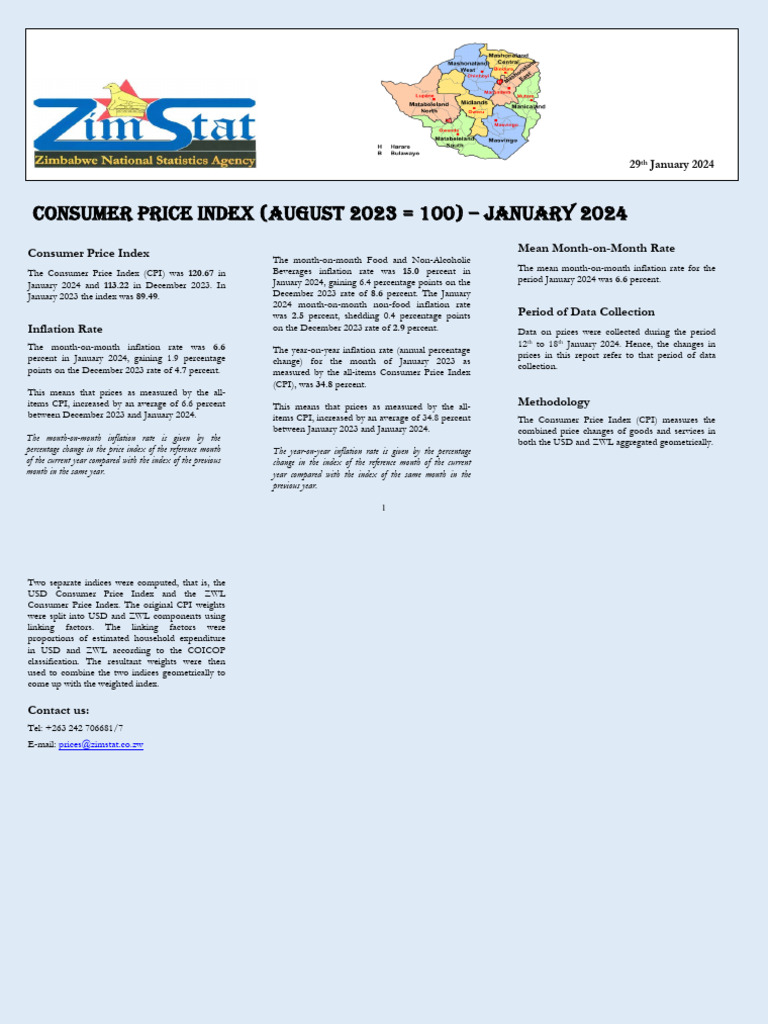 January 2024 CPI & Inflation Update | PDF | Consumer Price Index ...
