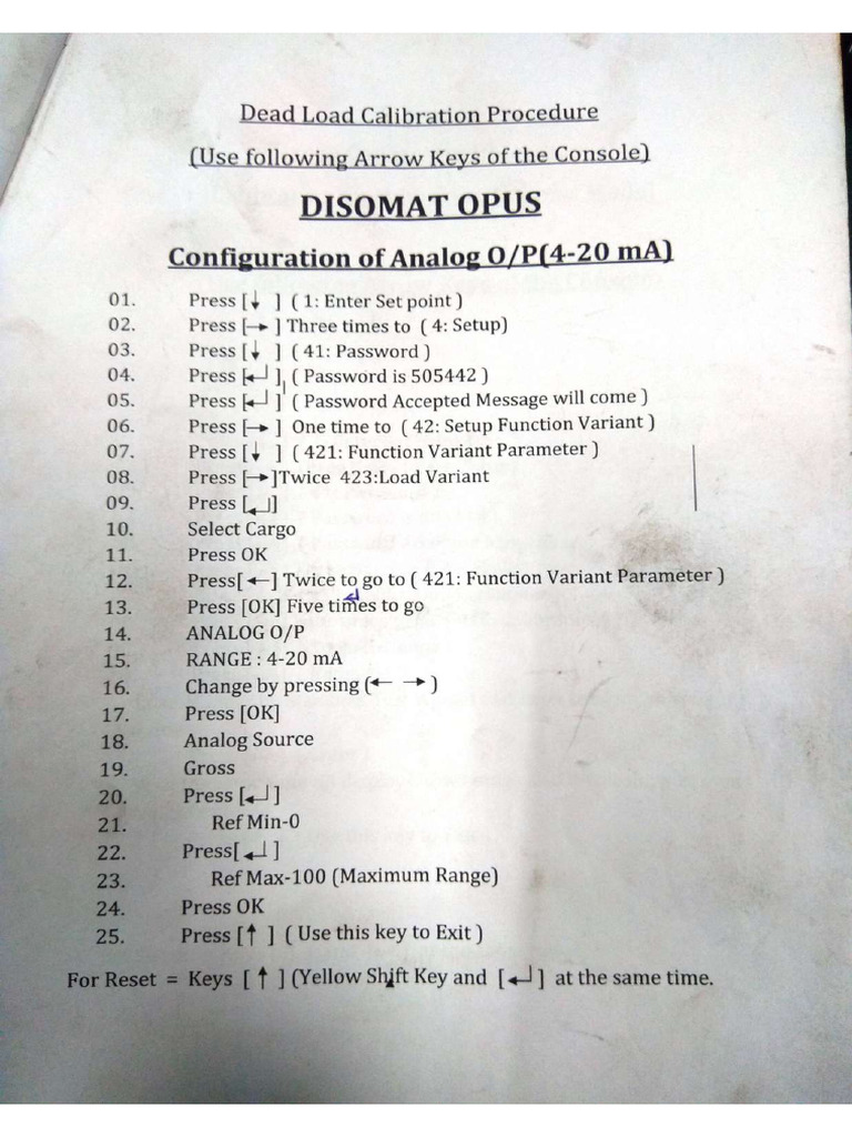 Procedure Span Zero Analog | PDF