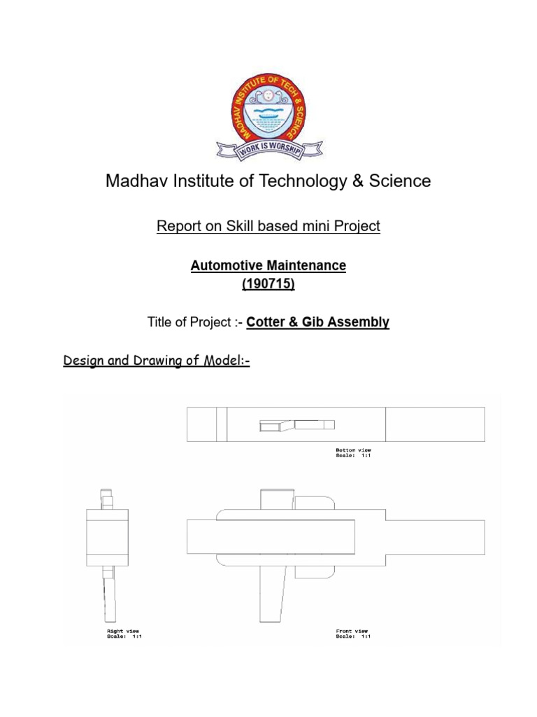 Designing Skill Based Mini Project | PDF | Mechanical Engineering ...