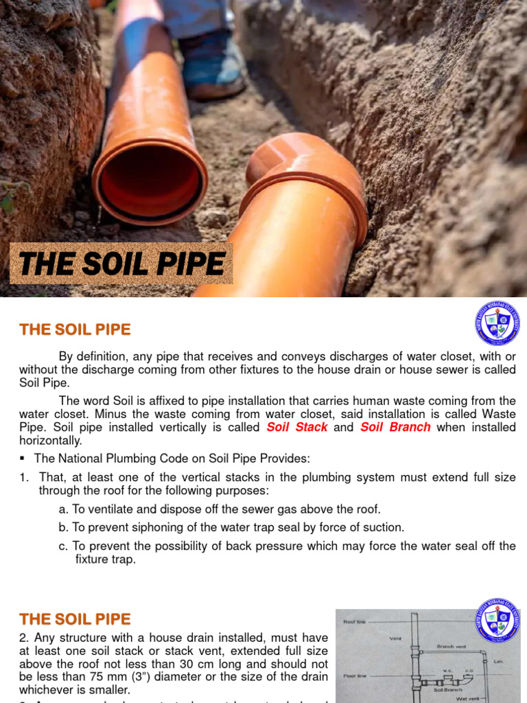 The Soil Pipe | PDF | Plumbing | Building Technology
