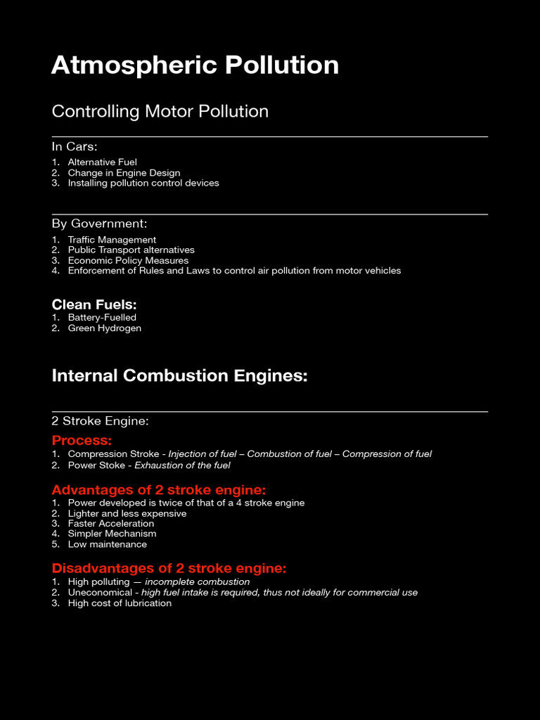 Atmospheric Pollution | Download Free PDF | Engines | Environmental Impact Assessment