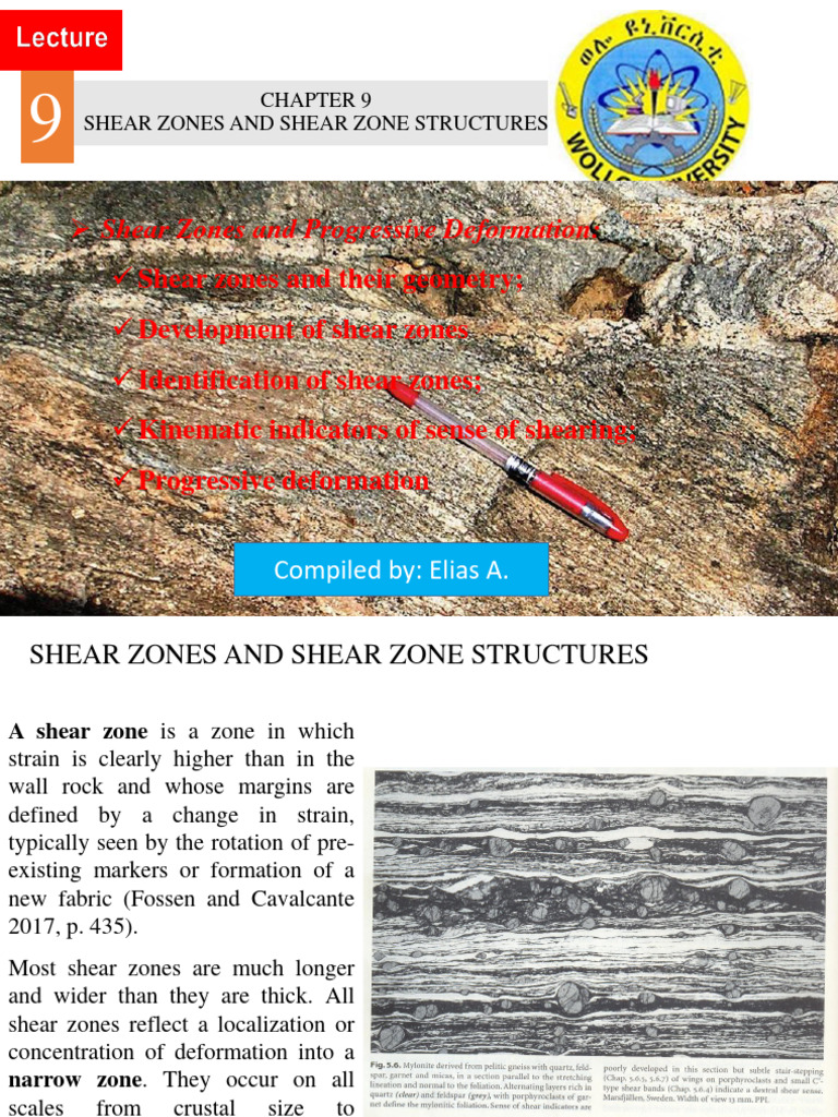 CH 9. Shear Zones and Progressive Deformation | PDF | Geology | Solid ...