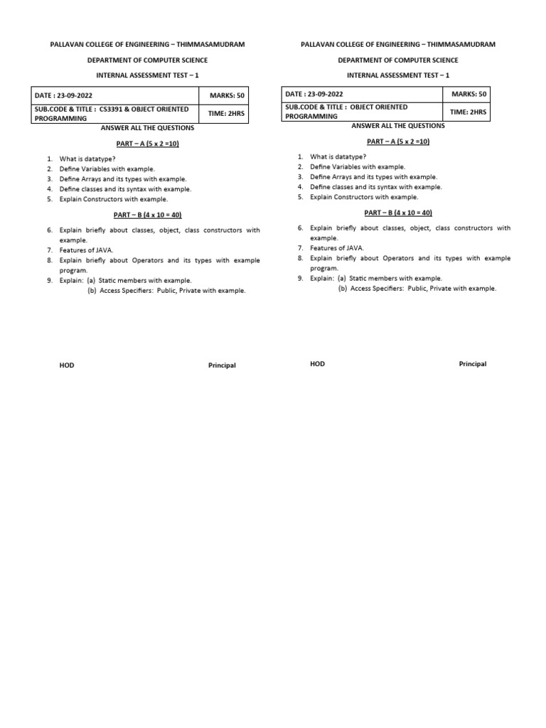 OOPS QP Ass1 | PDF | Programming | Constructor (Object Oriented ... OOPS QP Ass1 | PDF | Programming | Constructor (Object Oriented ...