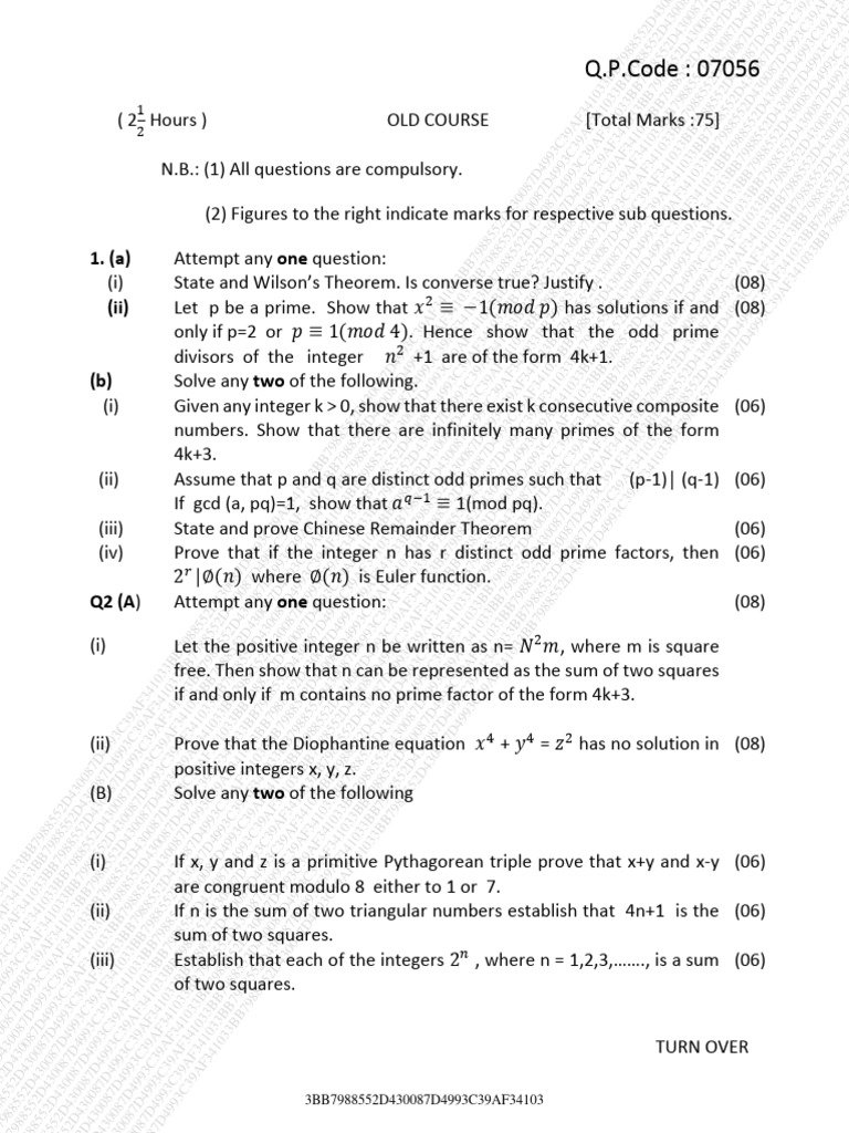 Q.P.Code: 07056 | PDF