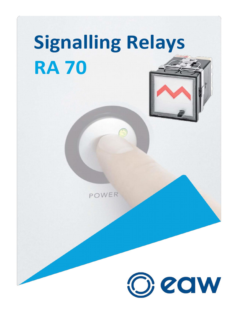 Katalog Melderelais RA70 01-2021 EN | PDF | Relay | Alternating Current