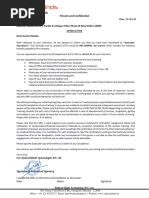 LTI Mindtree Offer Letter | PDF