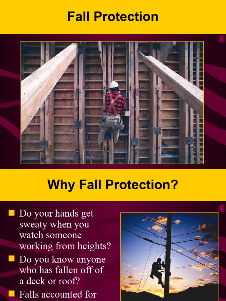 Fall Protection 2 | PDF | Safety | Manufactured Goods