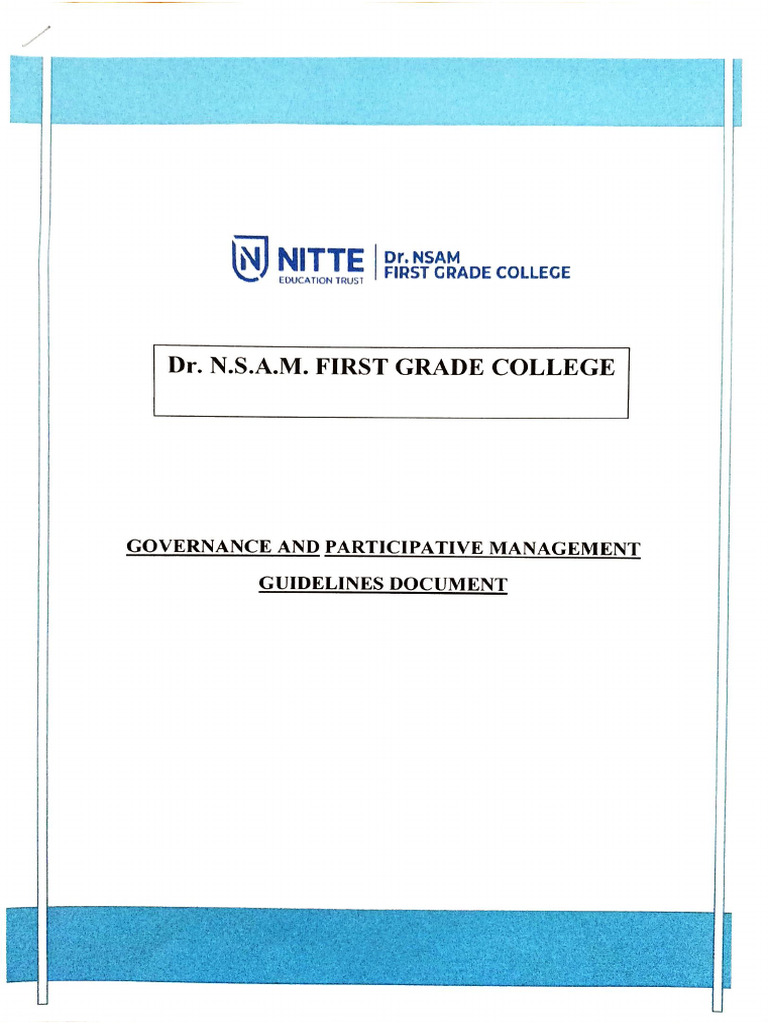 Guidelines Document | PDF