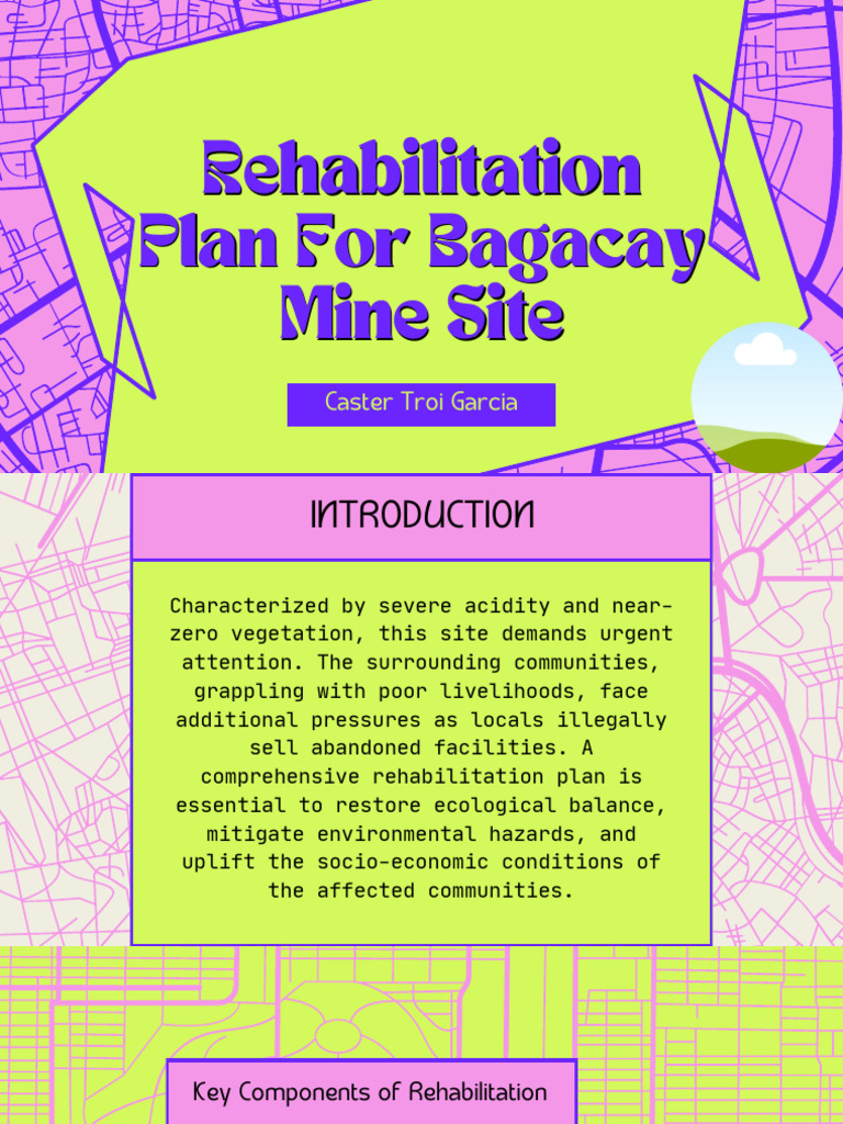 Rehabilitation Plan Bagacay Mine Site | PDF | Infrastructure | Soil
