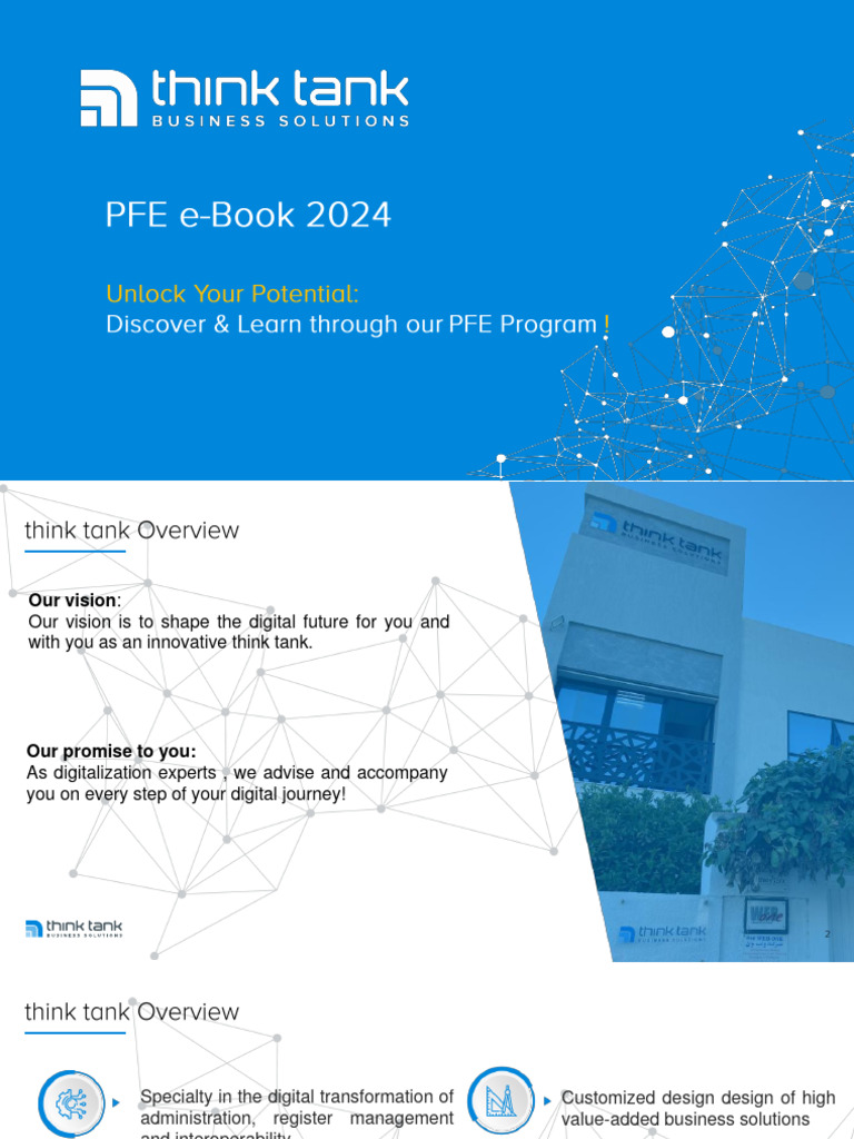 PFE Book - 2024 - Think Tank | PDF