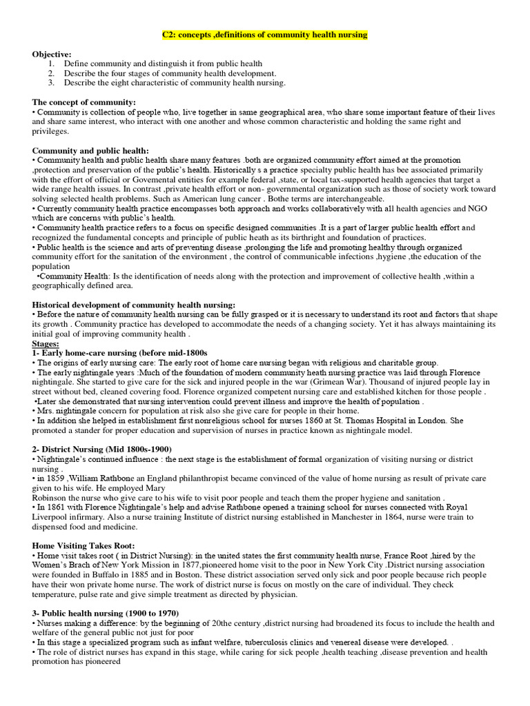 All Chapters of CHN | PDF | Nursing | Health Care