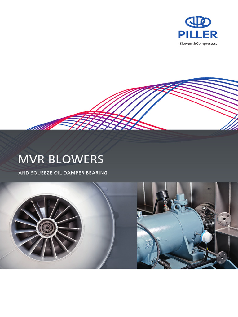 Piller Mechanical Vapor Recompression Blowers | PDF | Bearing ...