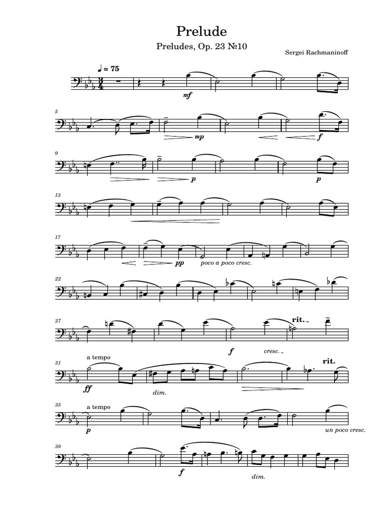 Prelude | PDF | Musical Compositions