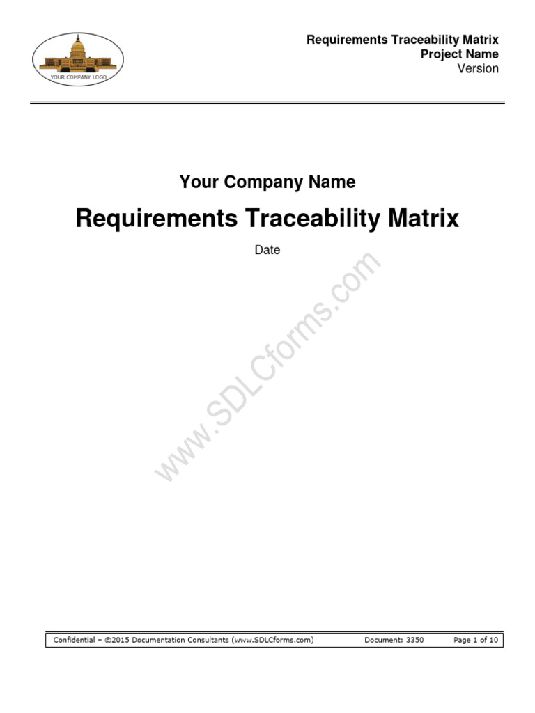 Requirements Traceability Matrix | Download Free PDF | Specification ...
