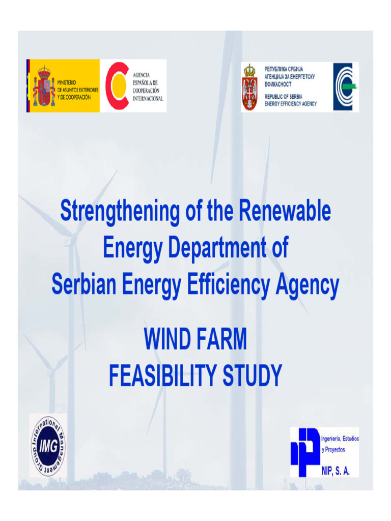 Wind Farm Feasibility Study in Serbia | PDF | Wind Farm | Wind Turbine