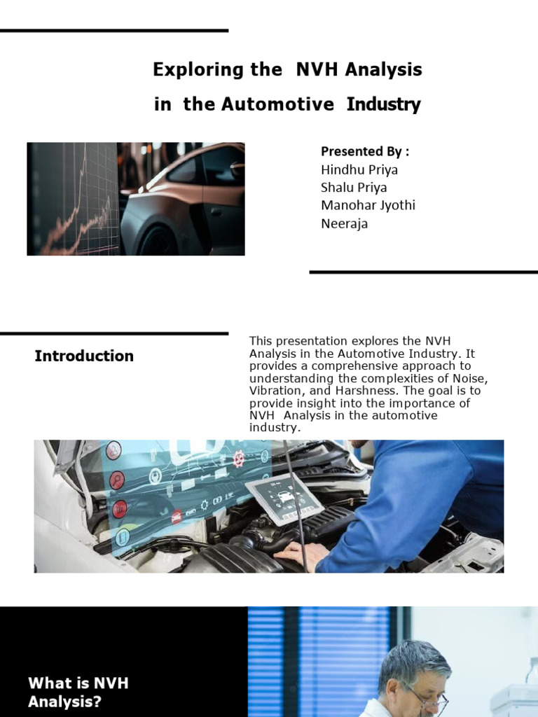 Exploring The NVH Analysis in The Automotive Industry: Presented by ...