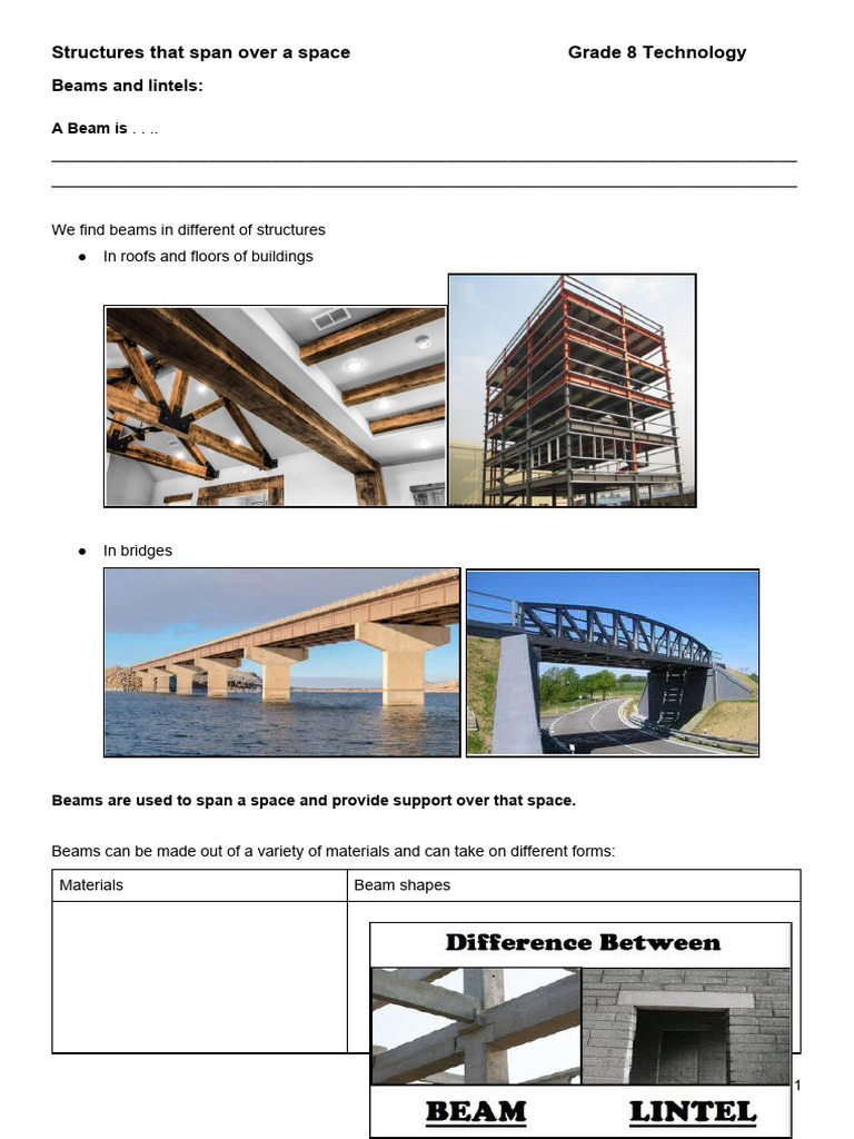 Structures 3 - Structures That Span Over A Space | PDF | Bridge | Beam ...