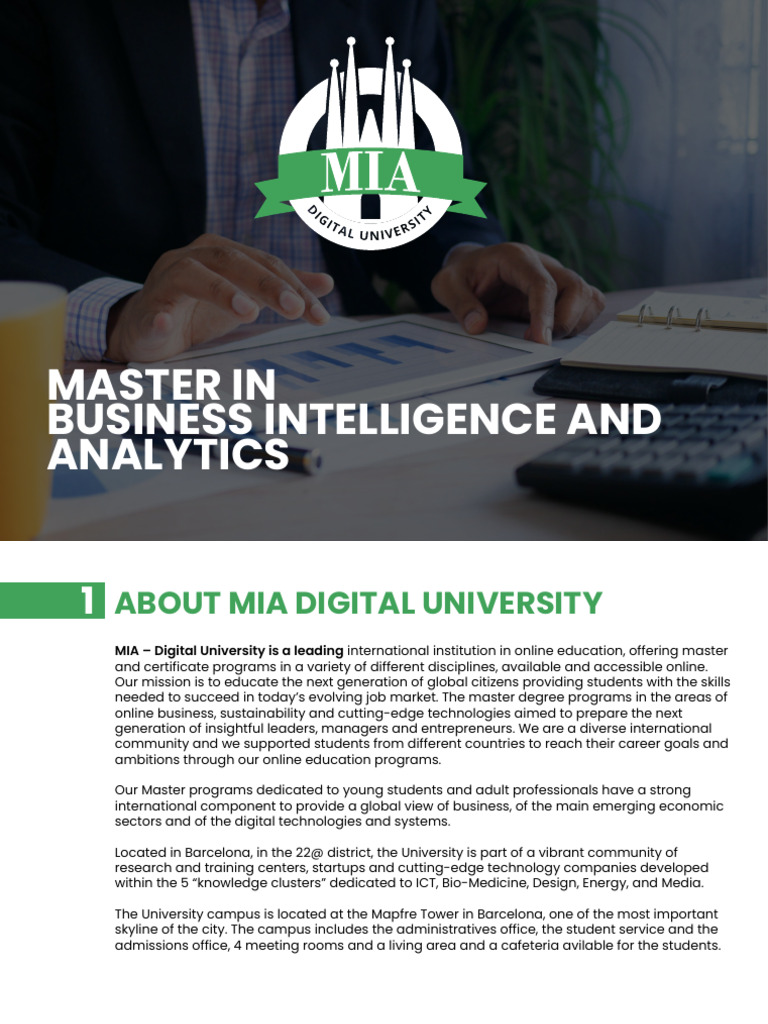 Master in Business Intelligence and Analytics | PDF | Analytics ...