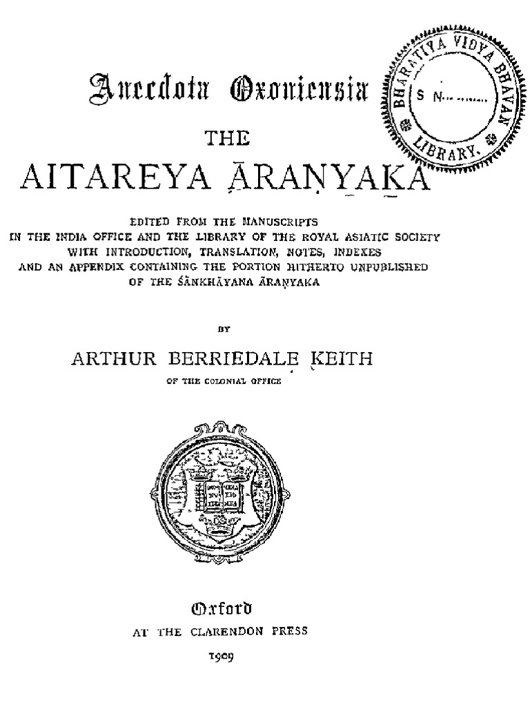 Aitareya Ayanyaka | PDF